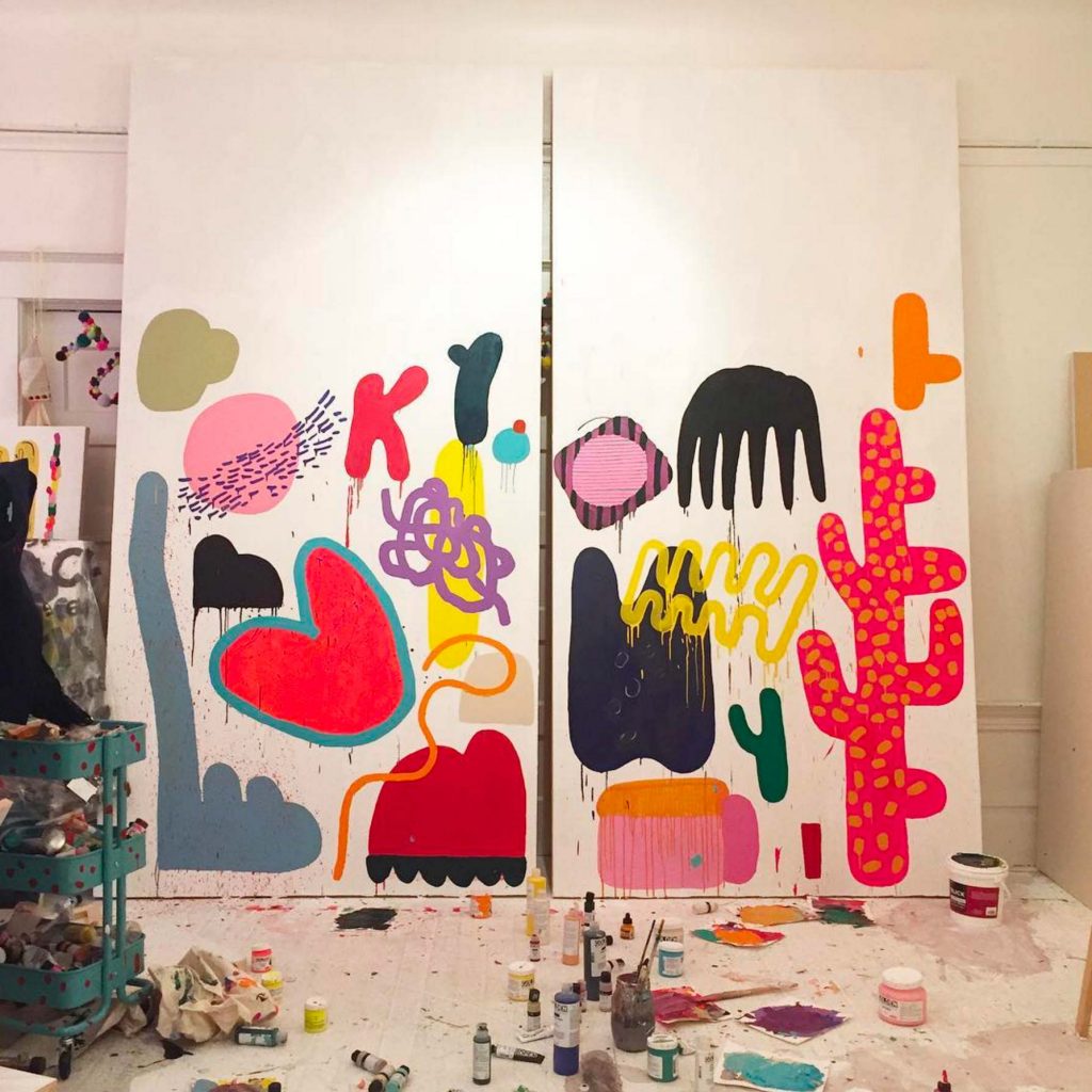 Kindah Khalidy's Colorful Code of Beautifully-Balanced Paintings | amadeus